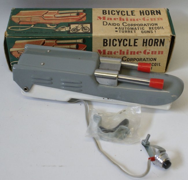 Mid Century Machine Gun Bicycle Accessory | Rat Rod Bikes Bicycle Forum