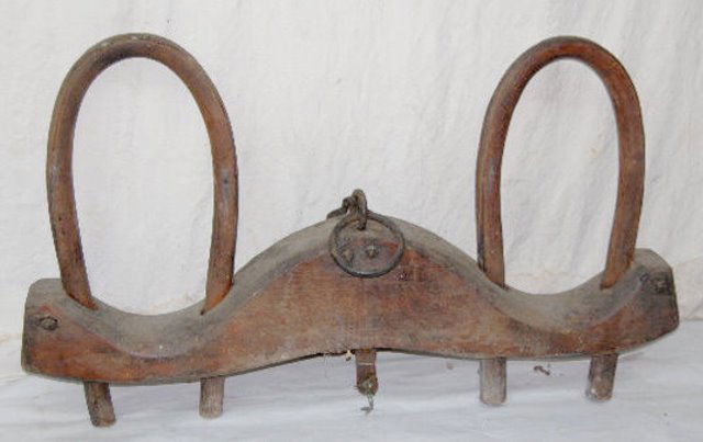 Antique Wooden Double Ox Yoke : Lot 246A