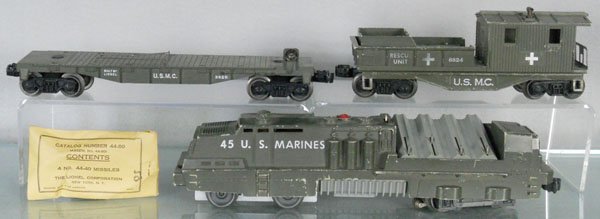 LIONEL MARINE CORPS TRAIN SET : Lot 313