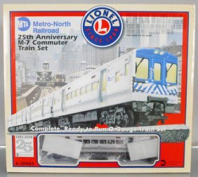 LIONEL 30147 MTA LIRR M7 COMMUTER TRAIN SET : Lot 73