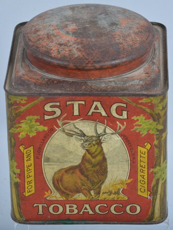 STAG TOBACCO TIN : Lot 508