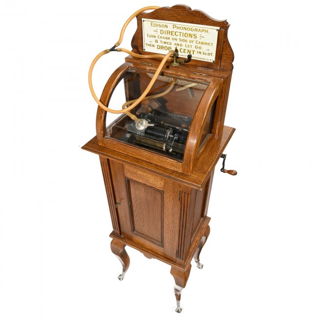 Rare Edison Coin-Op Phonograph - auctions & price archive