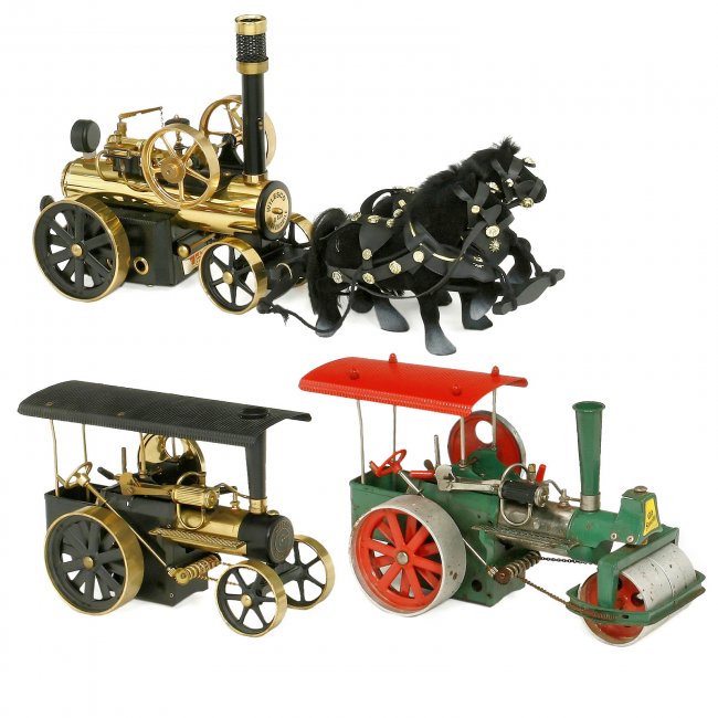 Wilesco Steam Roller And Traction Engines - auctions & price archive