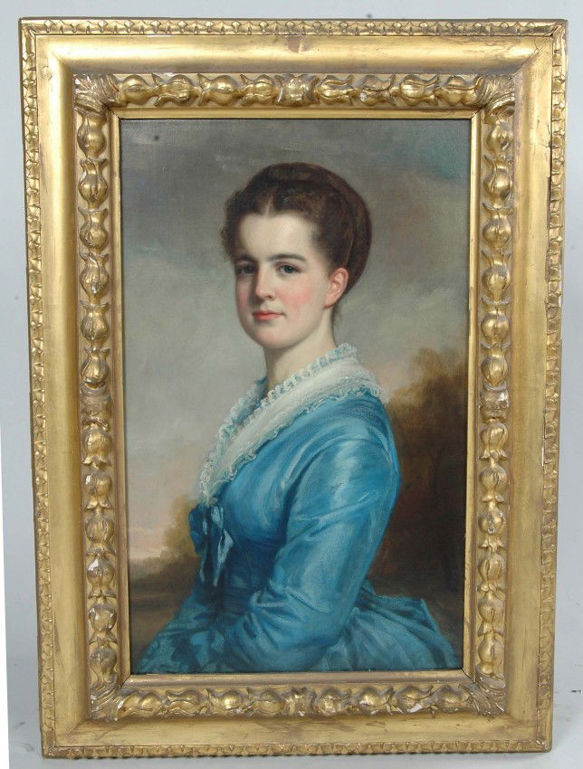 50. G. P. A. HEALY, (1813-1894) O/C, PORTRAIT : Lot 50