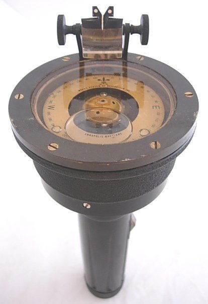 WEEMS SYSTEM OF NAVIGATION PRISM COMPASS FLASHLIGHT : Lot 242
