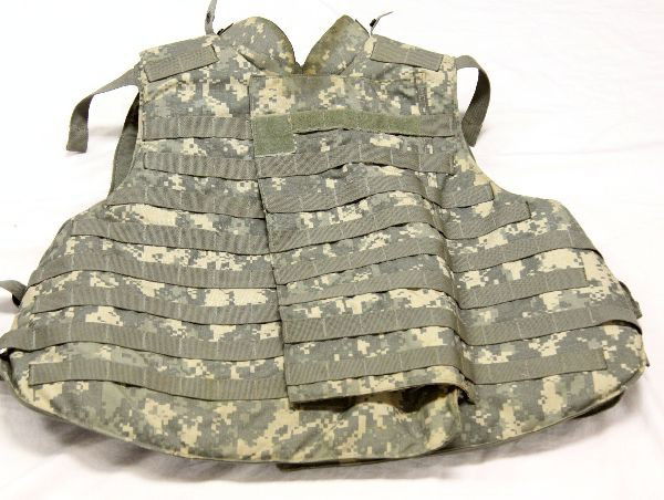 INTERCEPTOR BODY ARMOR BASE VEST CARRIER USED : Lot 8424
