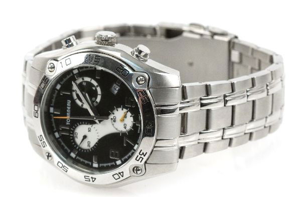 MENS TOURNEAU ACURA CHRONOGRAPH WRIST WATCH : Lot 5311