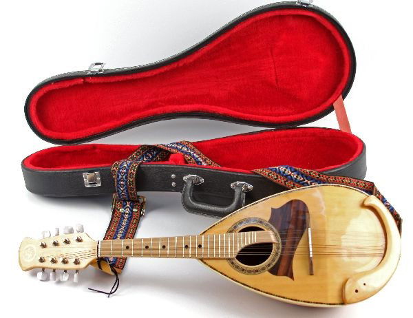 VINTAGE KAY BOWL BACK MANDOLIN W/ CASE : Lot 5227