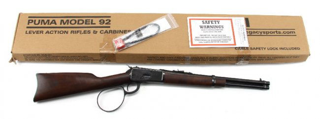 LSI PUMA MODEL 92 .38 SPL / .357 MAG LEVER ACTION : Lot 5141