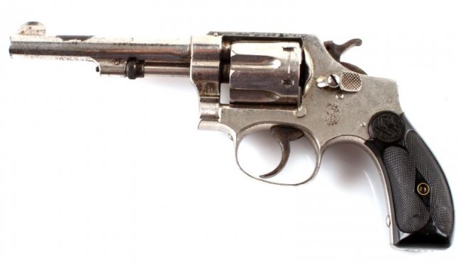 SMITH & WESSON 32 LONG COLT REVOLVER MODEL 1917 : Lot 1585