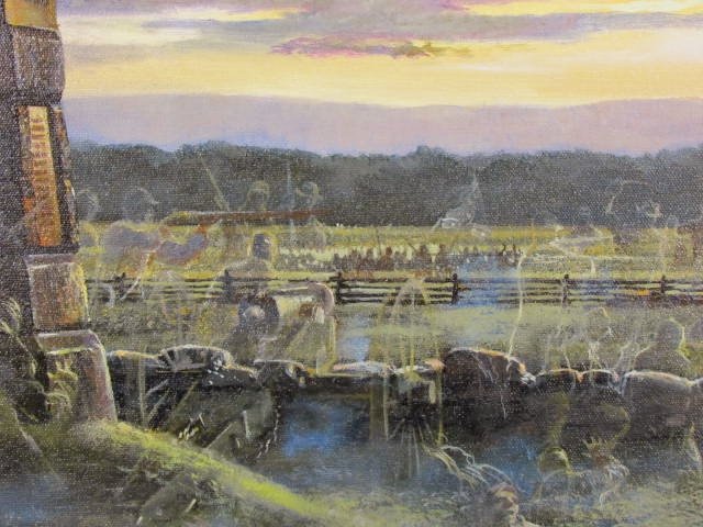 LLOYD GARRISON (AMERICAN) CIVIL WAR PAINTING : Lot 19