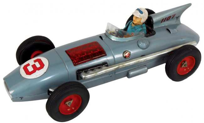 Toy race car, Indy 500, Tomiyama, metal : Lot 154