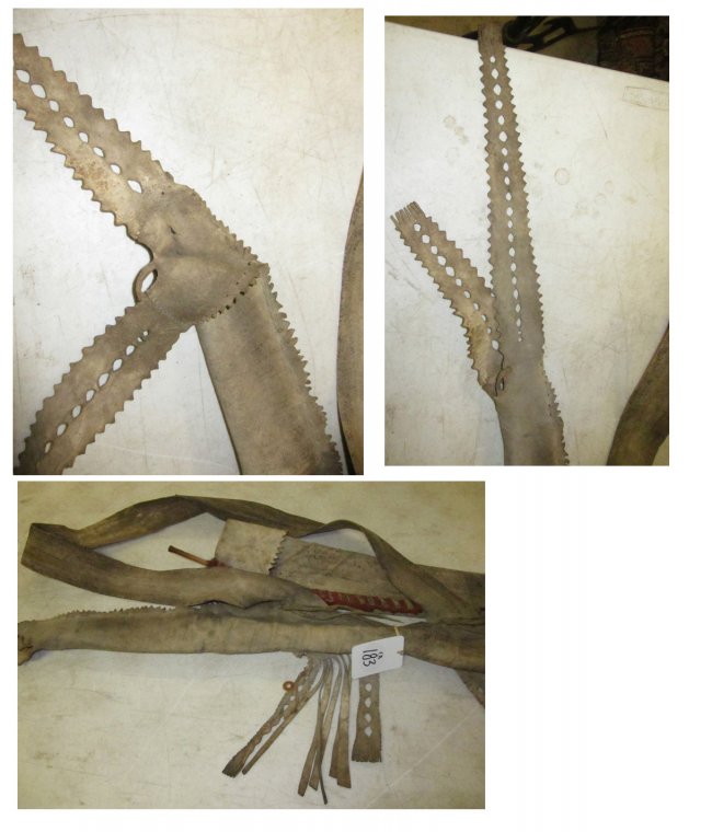 CHEROKEE BOW, ARROWS AND QUIVER : Lot 183