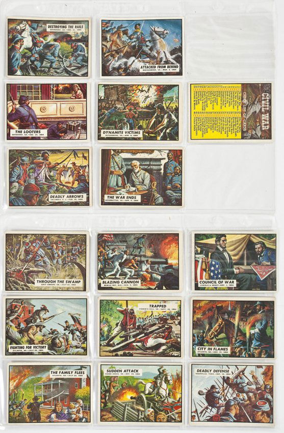 Topps 1962 Civil War News Trading Card Set : Lot 81