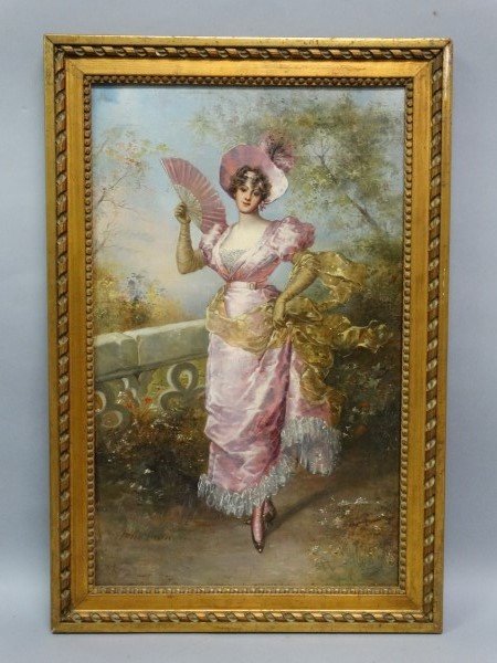 HENRI RENAUD - FRENCH (!9th Century) Painting : Lot 130