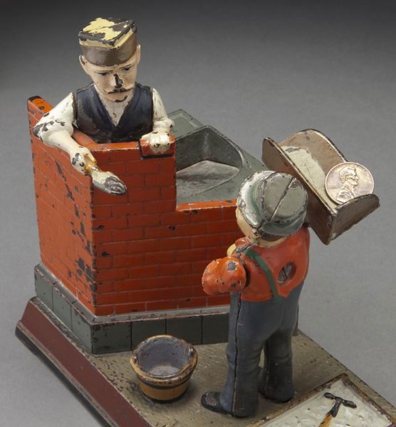 Cast iron Mason mechanical bank, : Lot 120
