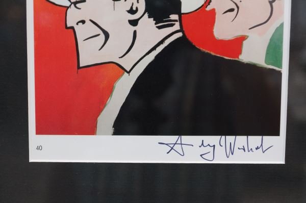 ANDY WARHOL "DICK TRACY SIGNED PRINT, 1986 : Lot 39