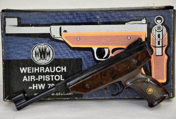 531: Boxed Weihrauch HW 70 Air Pistol : Lot 531