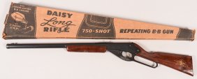Model 80 Daisy Long Rifle lever action air rifle with : Lot 720