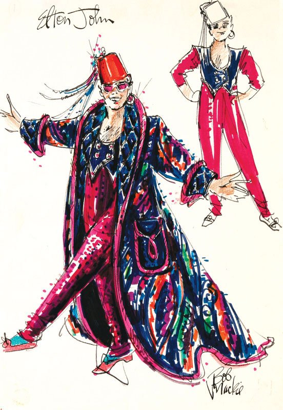 Bob Mackie Design For Elton John : Lot 748