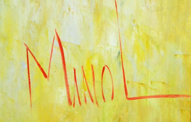 John Manol Oil Painting on Canvas : Lot 151