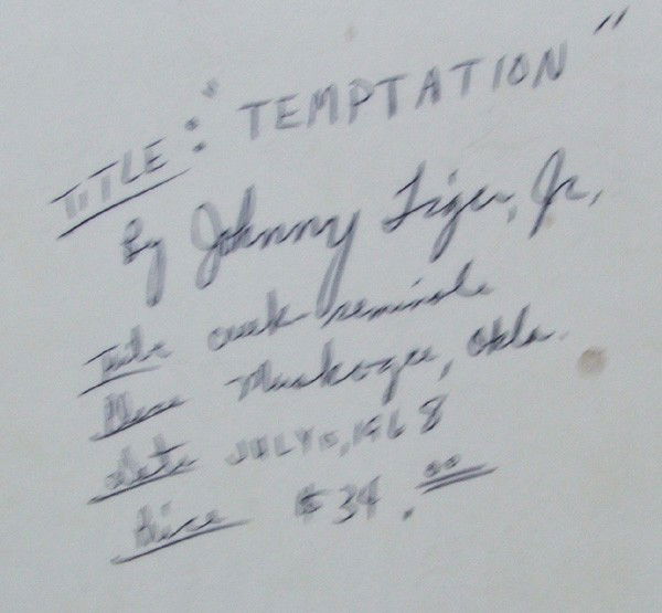 Original Painting by Johnny Tiger, Jr. : Lot 1443A