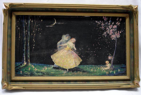 Art Nouveau Painting ''Love Melody'' by Mary Gold : Lot 1099