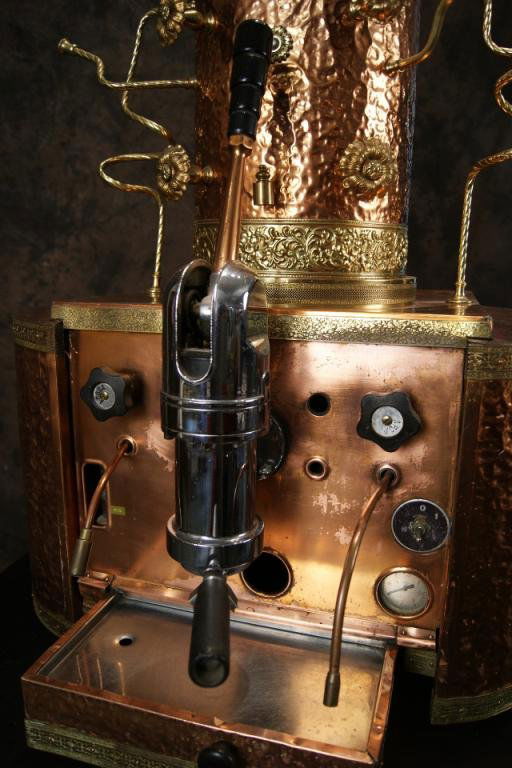 Victoria Arduino Brass & Copper Espresso Machine : Lot 74