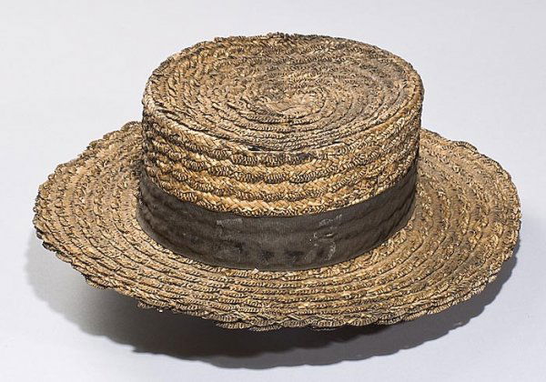 0590: Louisiana Tiger Zouave Straw Hat. : Lot 590