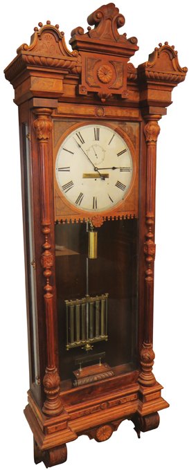 1880 Railroad Regulator Wall Clock : Lot 1209