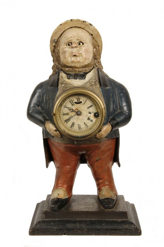 JOHN BULL SHELF CLOCK - Blinking Eye Novelty Clock, : Lot 628