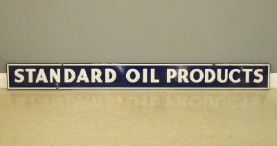 Standard Oil Products Sign : Lot 8